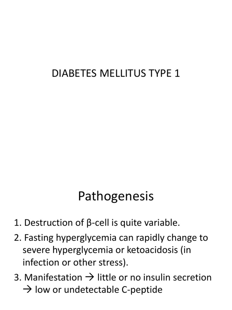 Diabetes Pathophysiology Overview | PDF | Science & Mathematics