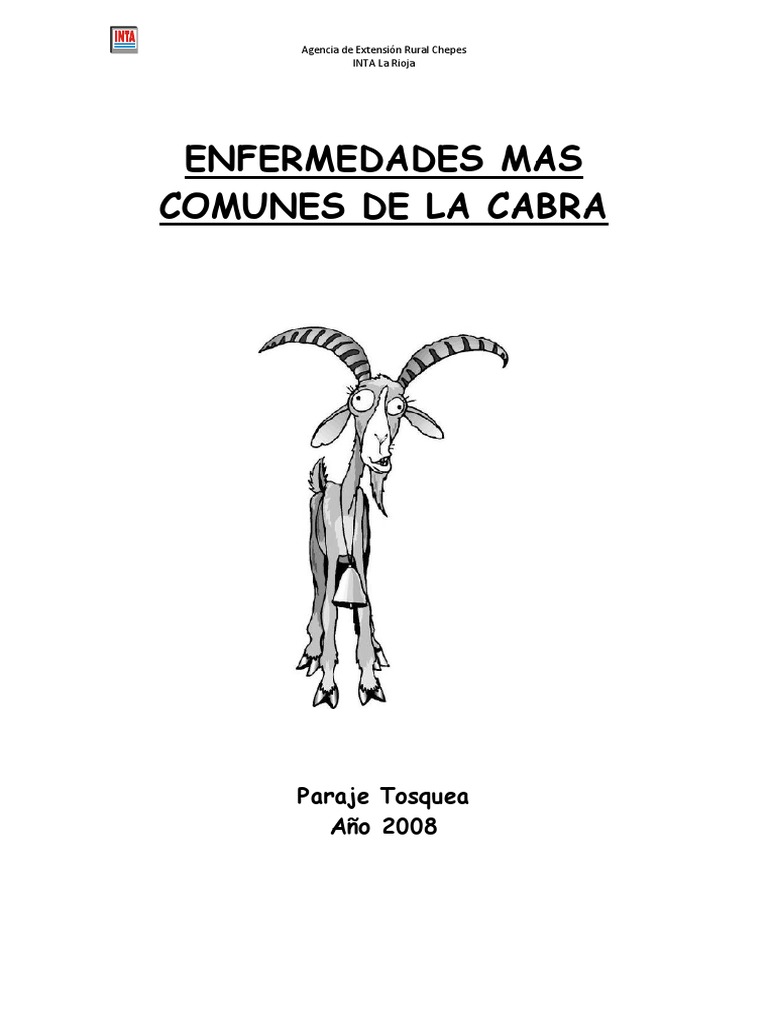 Enfermedades Comunes en Cabras | PDF | Cabra | Especialidades Medicas