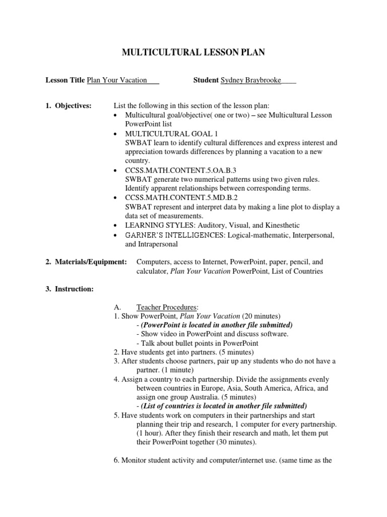 Lesson Plan | PDF | Microsoft Power Point | Lesson Plan