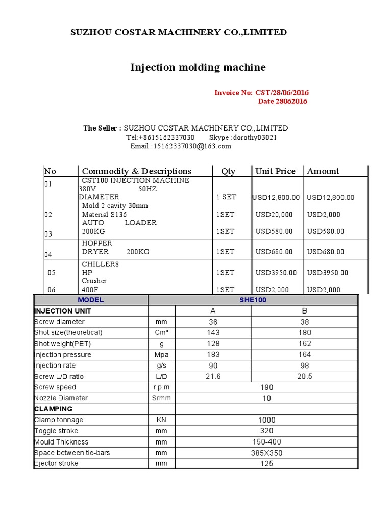 Injection Molding Machine | PDF | Machines | Mechanical Engineering