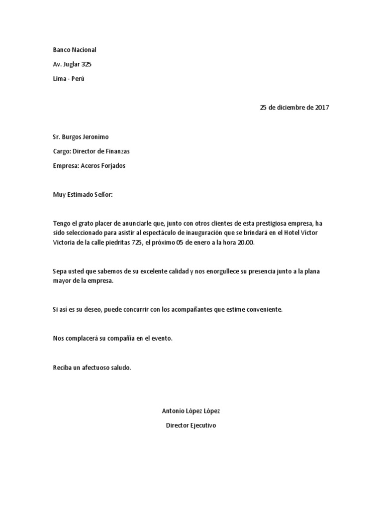 Carta Combinada | PDF