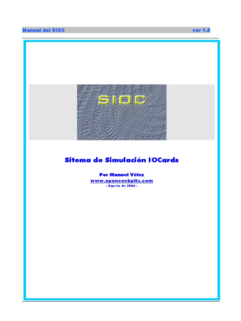 Manual Sioc | PDF | Servidor (Computación) | Variable (informática)