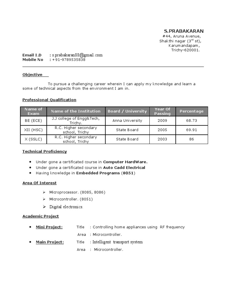 S.P Resume Updated | PDF | Embedded System | Microcontroller