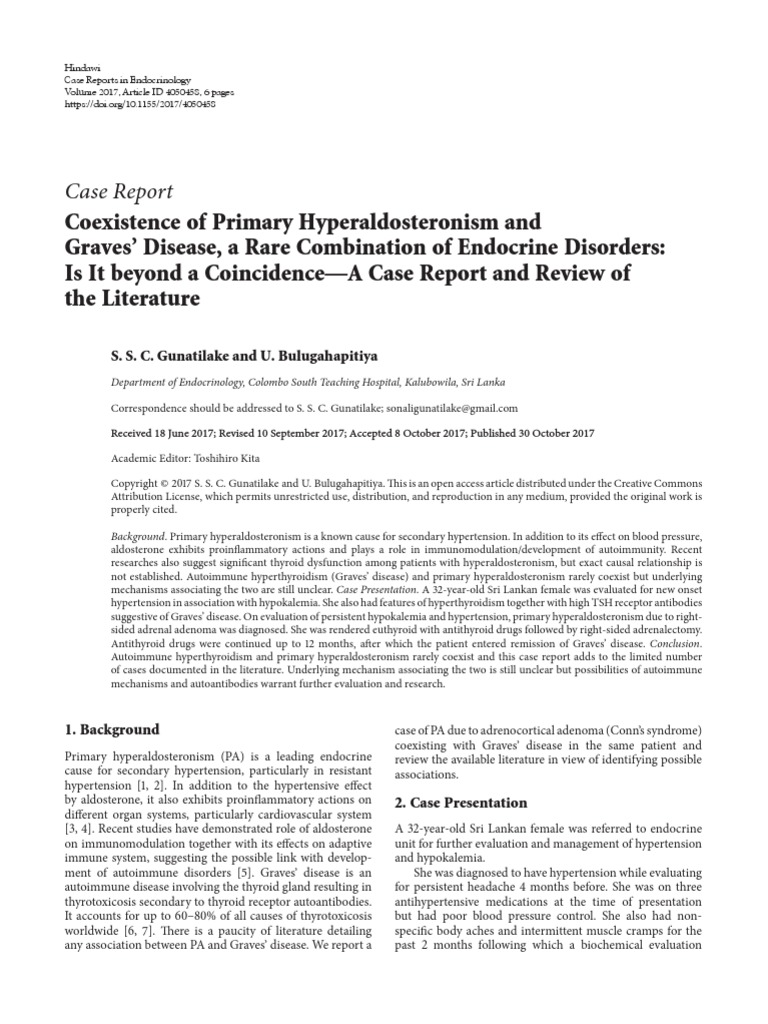 Case Report | PDF | Hyperthyroidism | Thyroid
