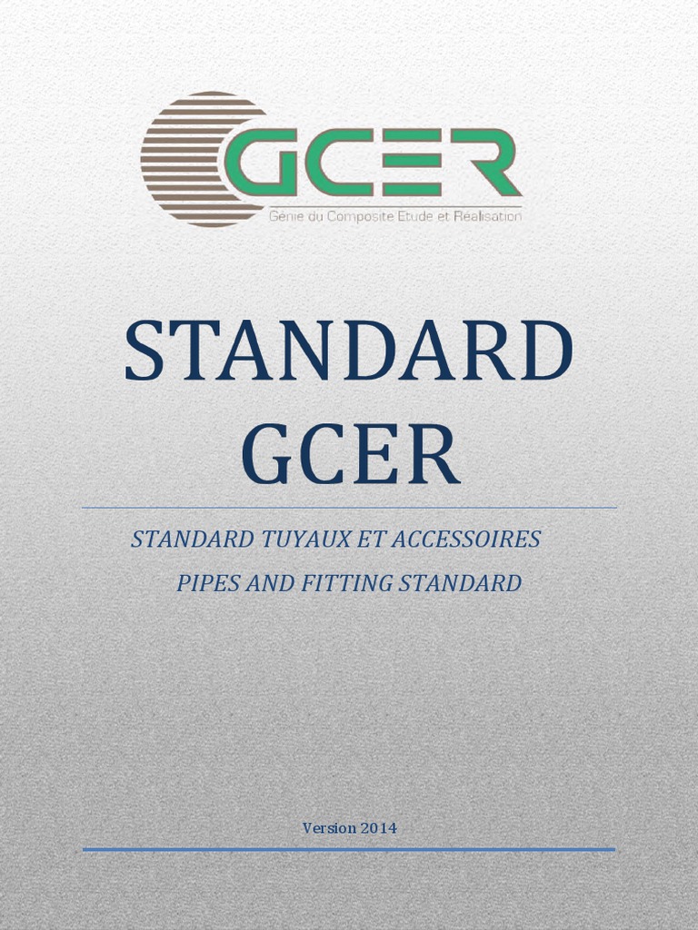 Standard GCER Pour Petit Diamètre | PDF | Glassforming Liquids And ...