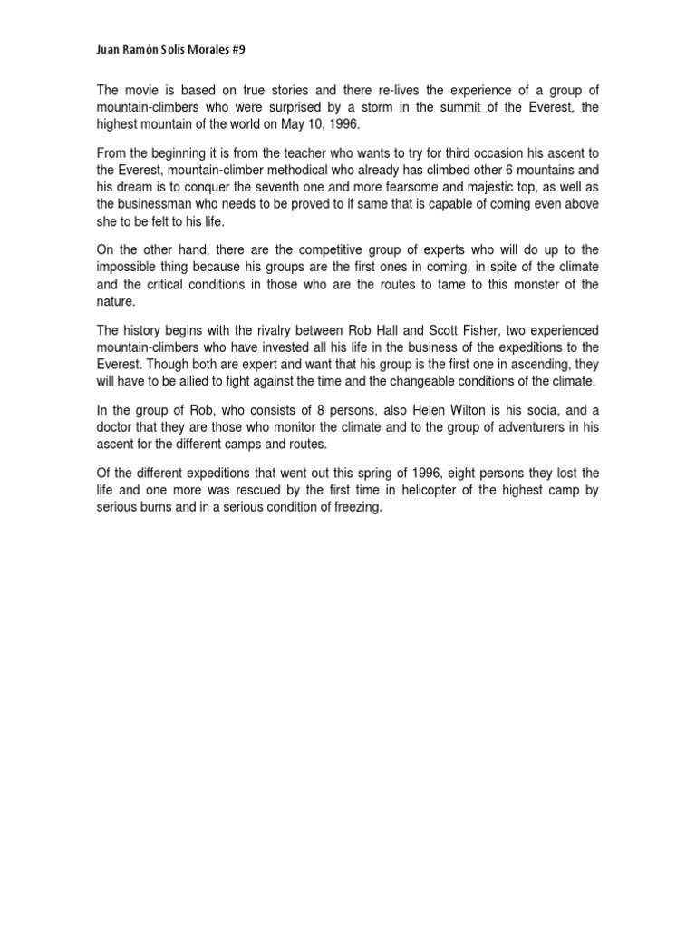 Everest | PDF | Science & Mathematics