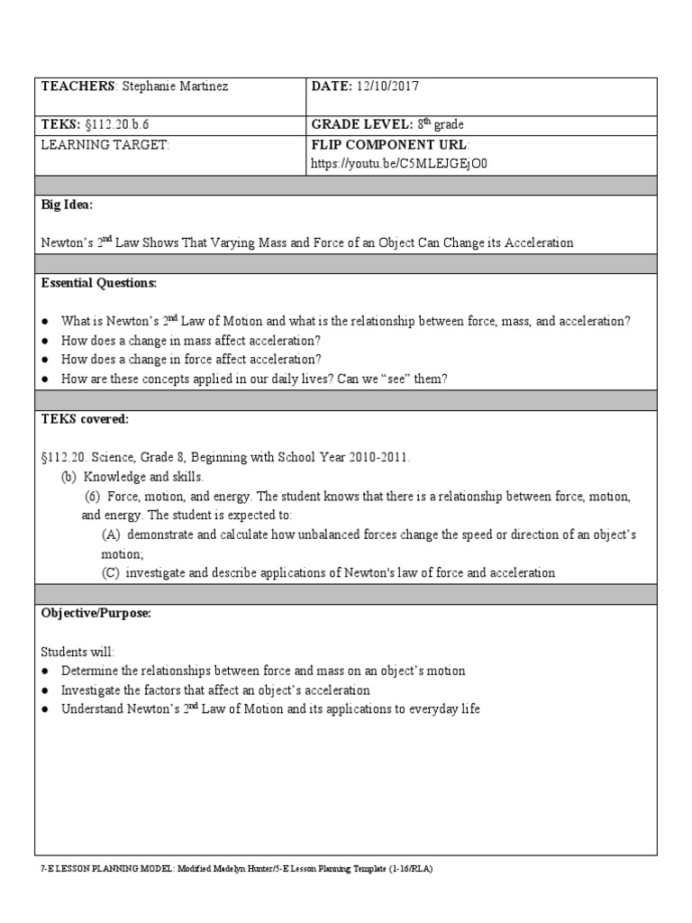 Lesson Plan | PDF | Nature