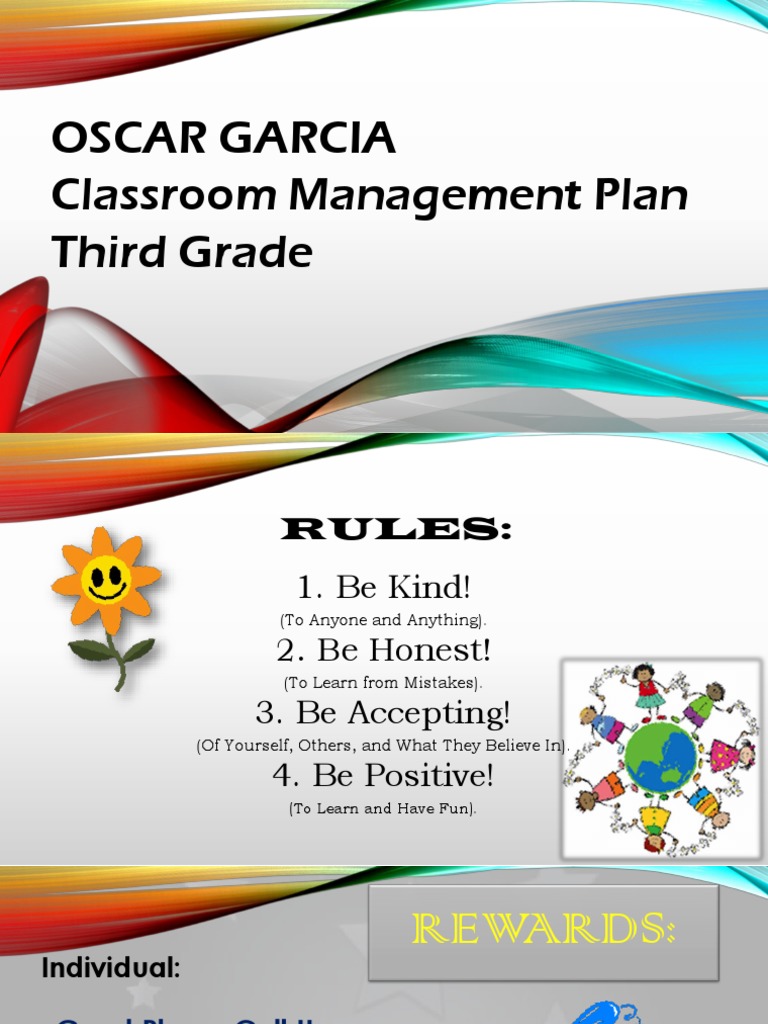 Third Grade Classroom Management Plan | PDF | Classroom Management ...