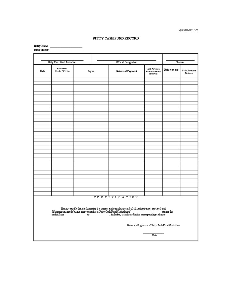 Appendix 50 - PCFRec | PDF