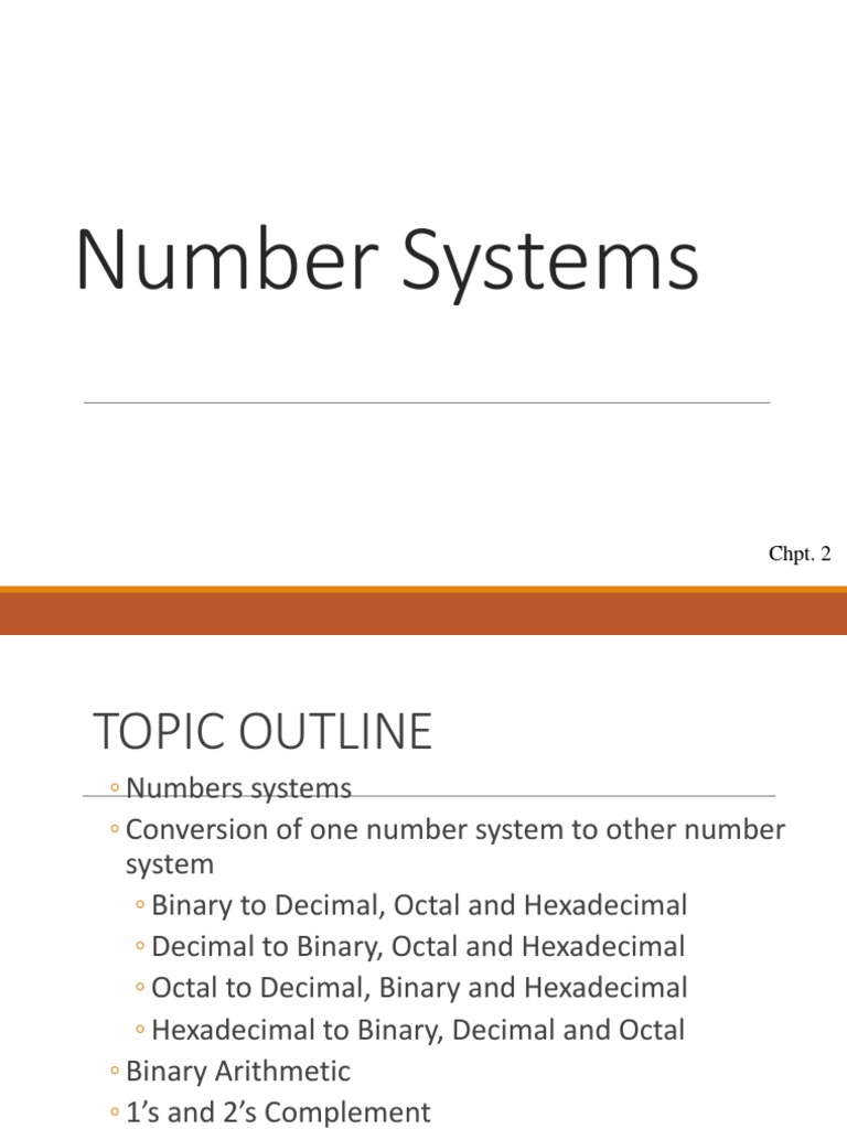 01 NumberSystems | PDF | Subtraction | Mathematical Notation