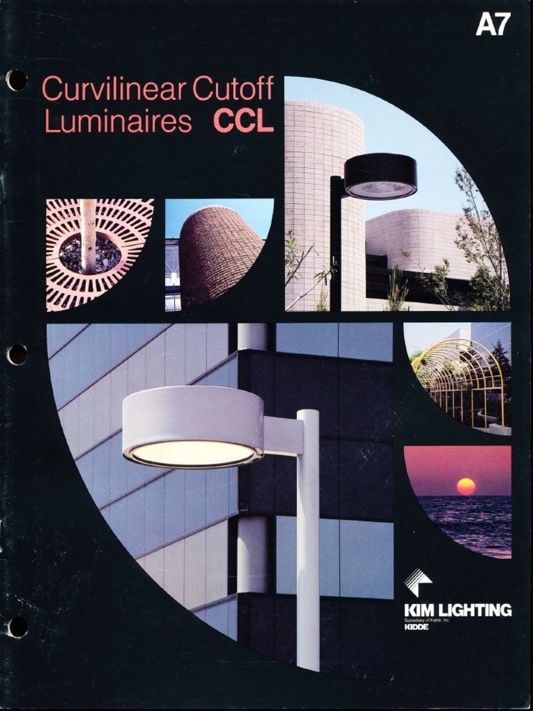Kim Lighting CCL Curvilinear Cutoff Luminaires Brochure 1983 | Nature