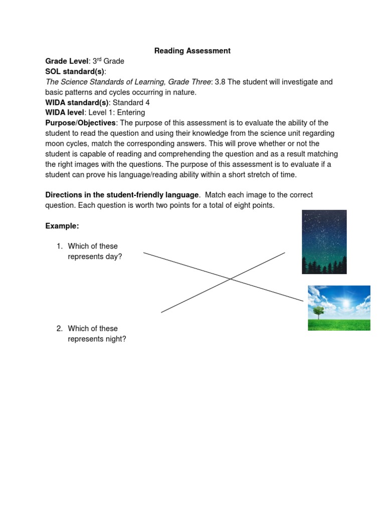 The Science Standards of Learning, Grade Three: 3.8 The Student Will ...