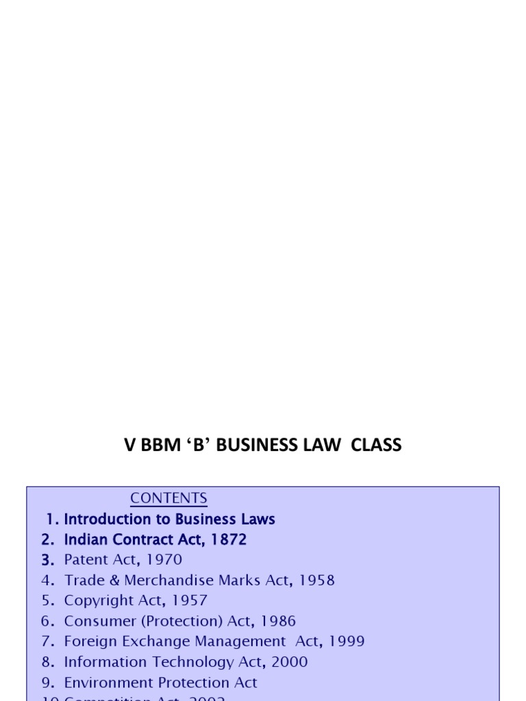 Business Law | PDF | Offer And Acceptance | Common Law