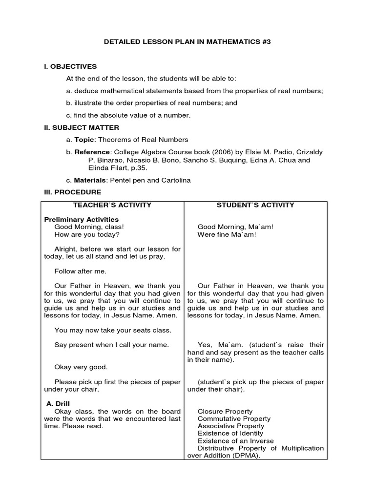 10 Lesson Plan | PDF | Poetry | Lesson Plan