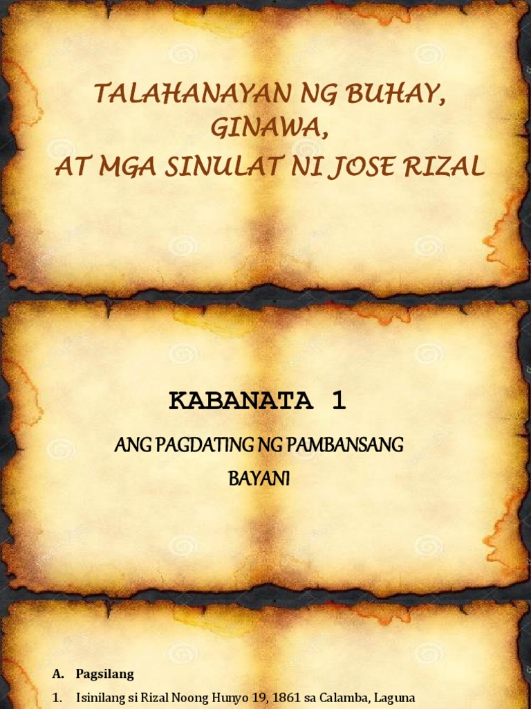 CHAPTER 1 of Rizal | PDF