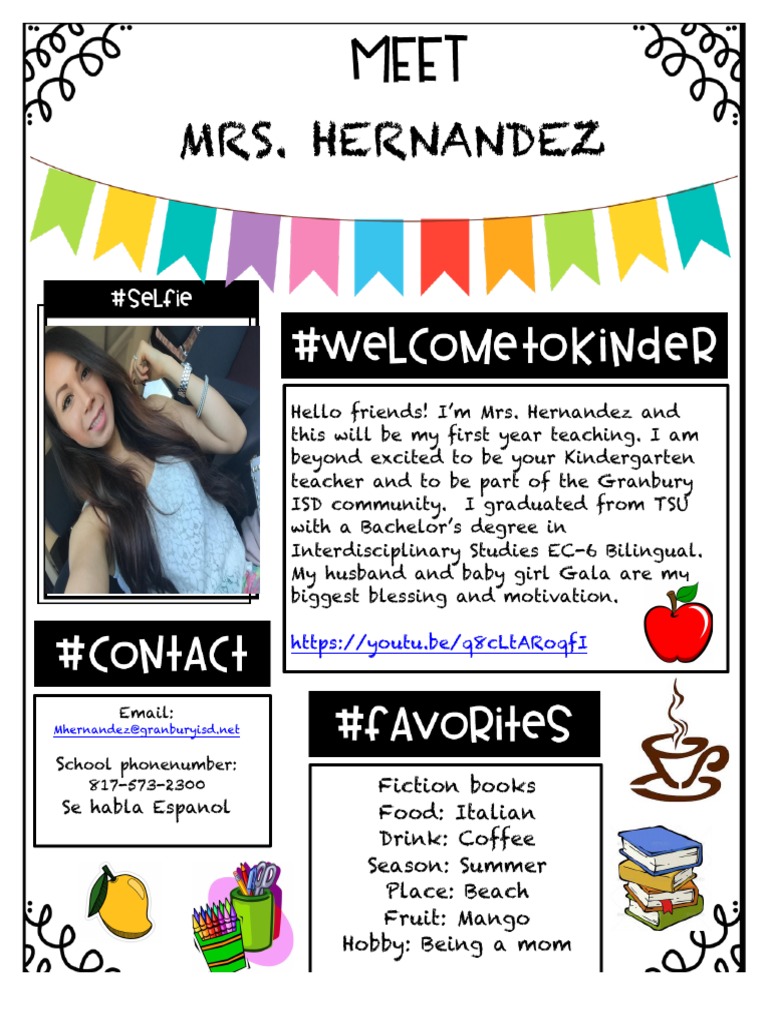 Meet The Teacher Letter | PDF