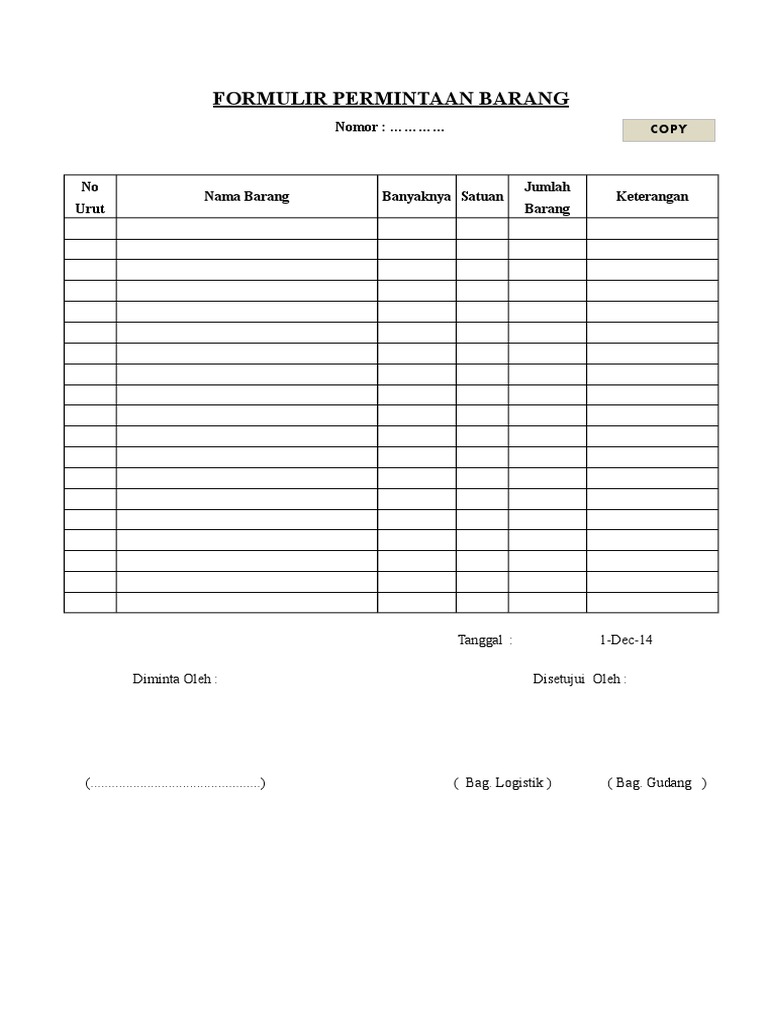 FORM PERMINTAAN & PENGELUARAN BARANG.xlsx