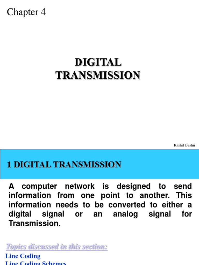 Lect8 Digitaltransmission4 Updated | PDF | Sampling (Signal Processing ...