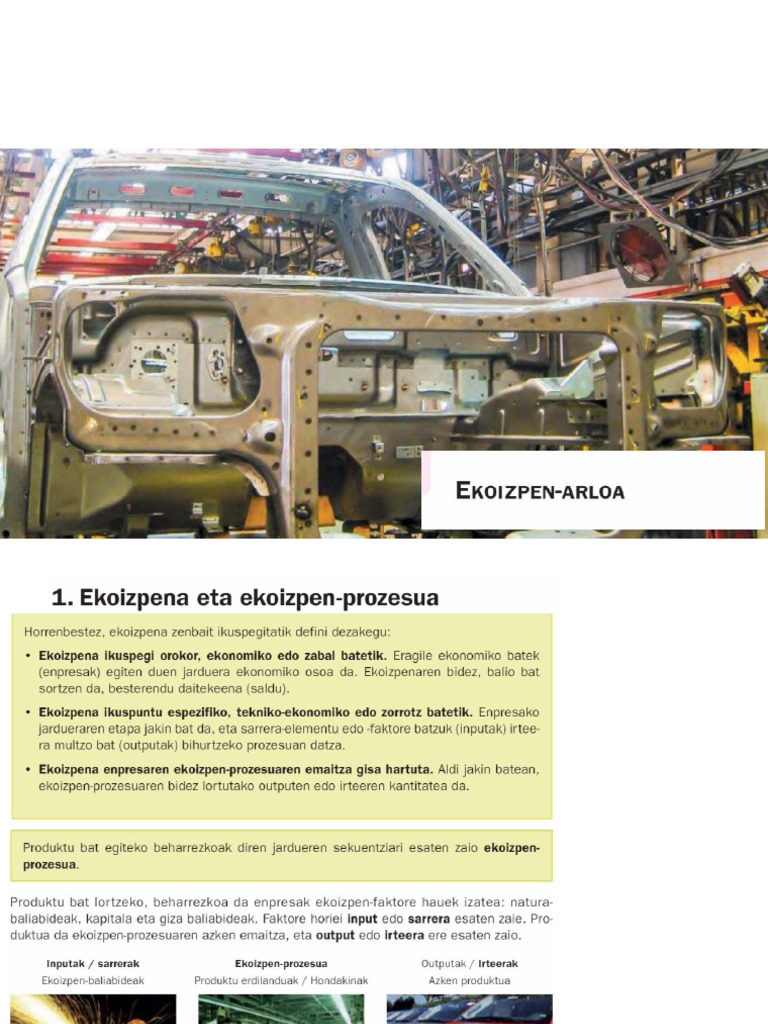 Ekoizpen Arloa | PDF