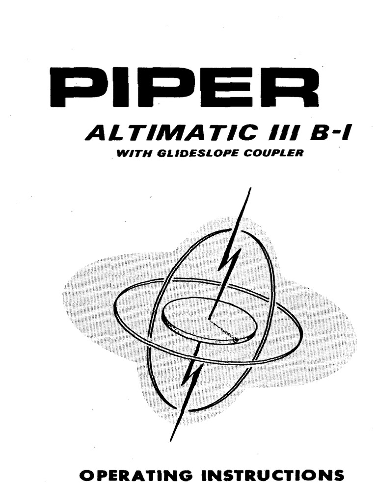 Piper Altimatic III B Autopilot PDF | PDF