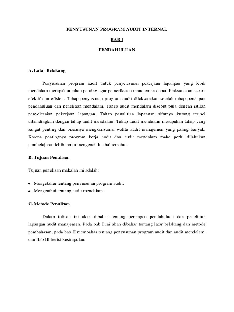 Ep.2 Program Kerja Audit Internal | PDF