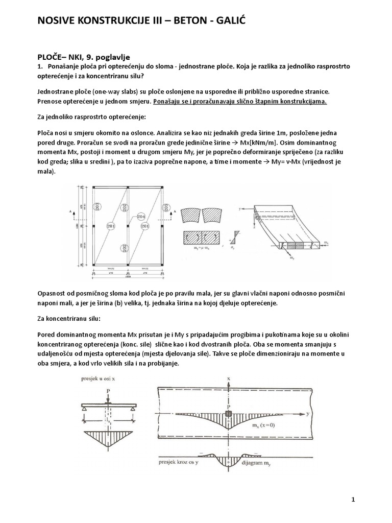 NOSIVE KONSTRUKCIJE 3 - BETON