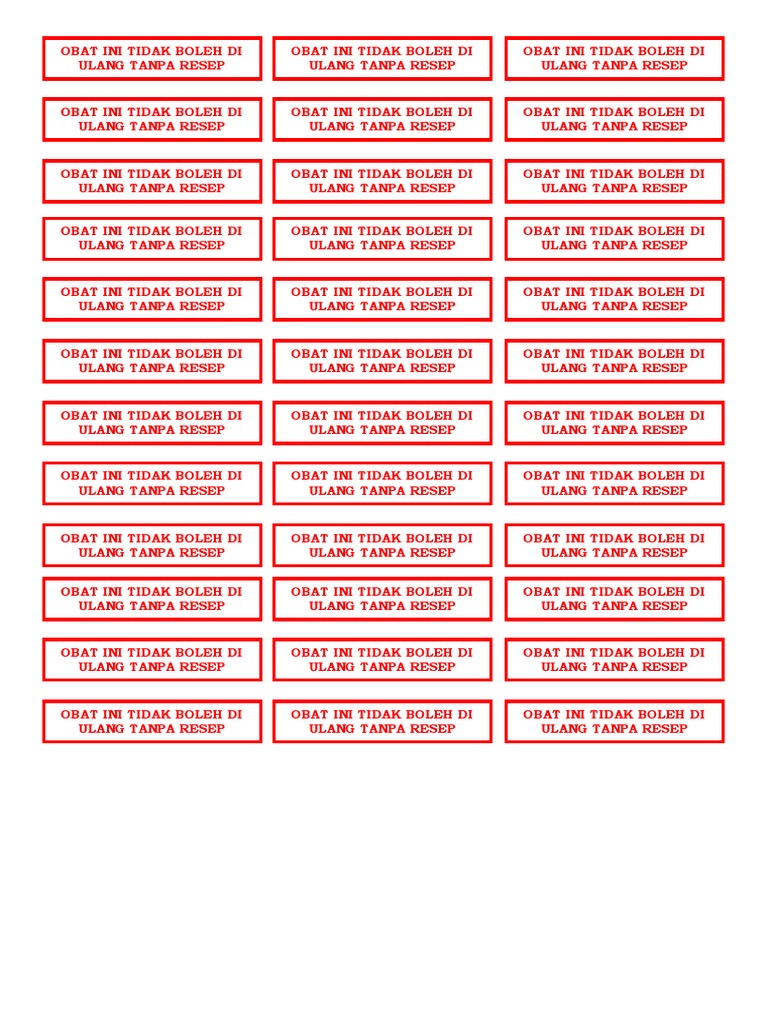 Label No Iter, Kocok Dahulu, Dan Habiskan | PDF