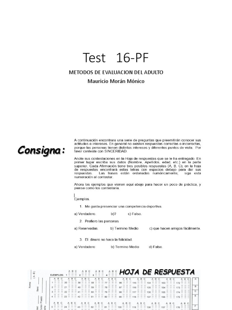 Test 16-PF | PDF