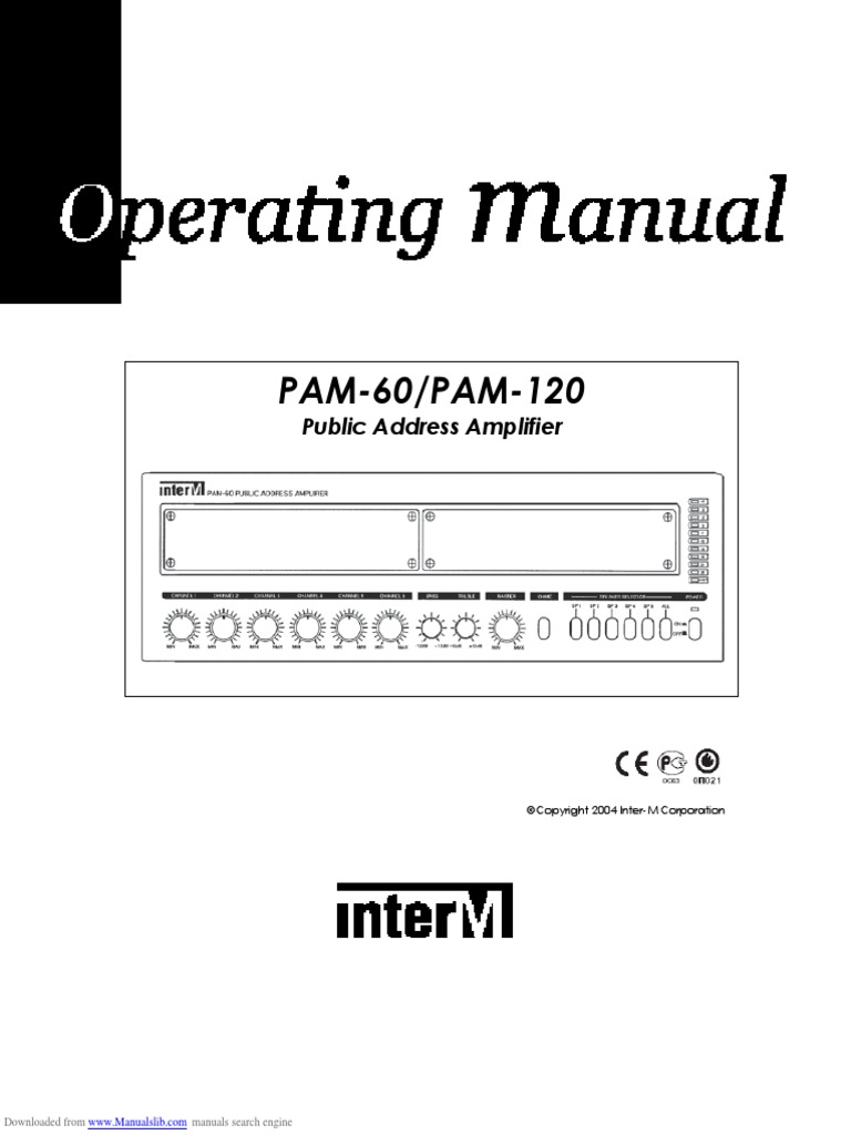 Pam 120 | PDF | Amplifier | Microphone