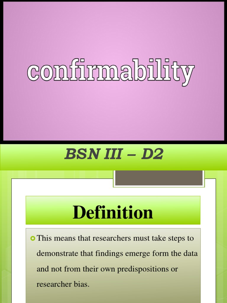 Research - PPT Conformability | PDF