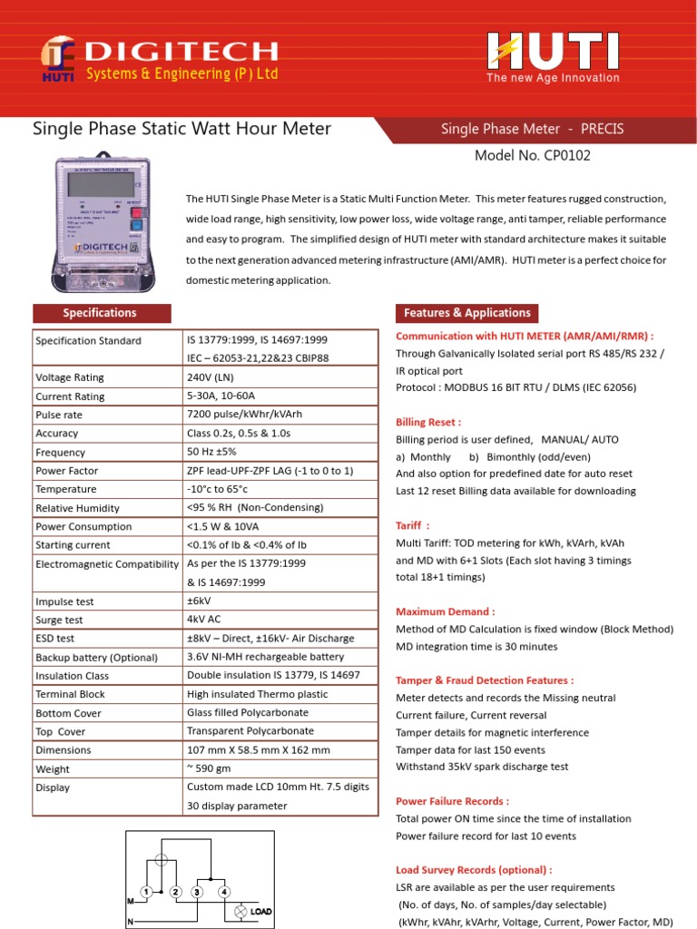 Watt HR Meter | PDF | Kilowatt Hour | Electromagnetism