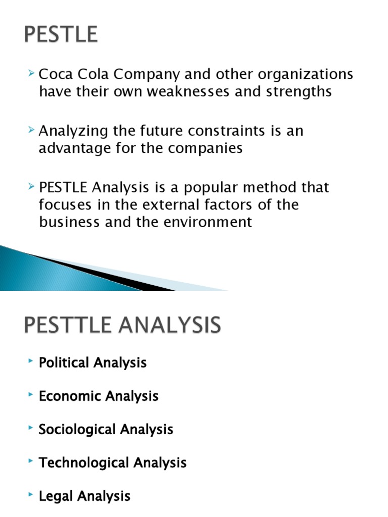 Coca-Cola Pestel Analysis _ Coca-Cola PESTEL Analysis – IPRH