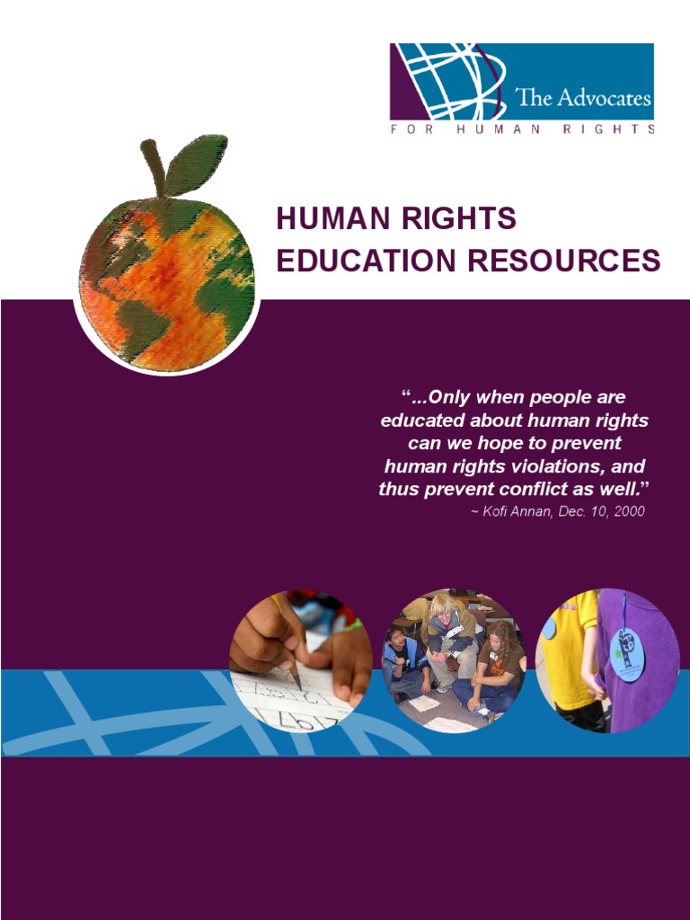 Human Rights Resources For Educators Brochure | PDF | Curriculum ...