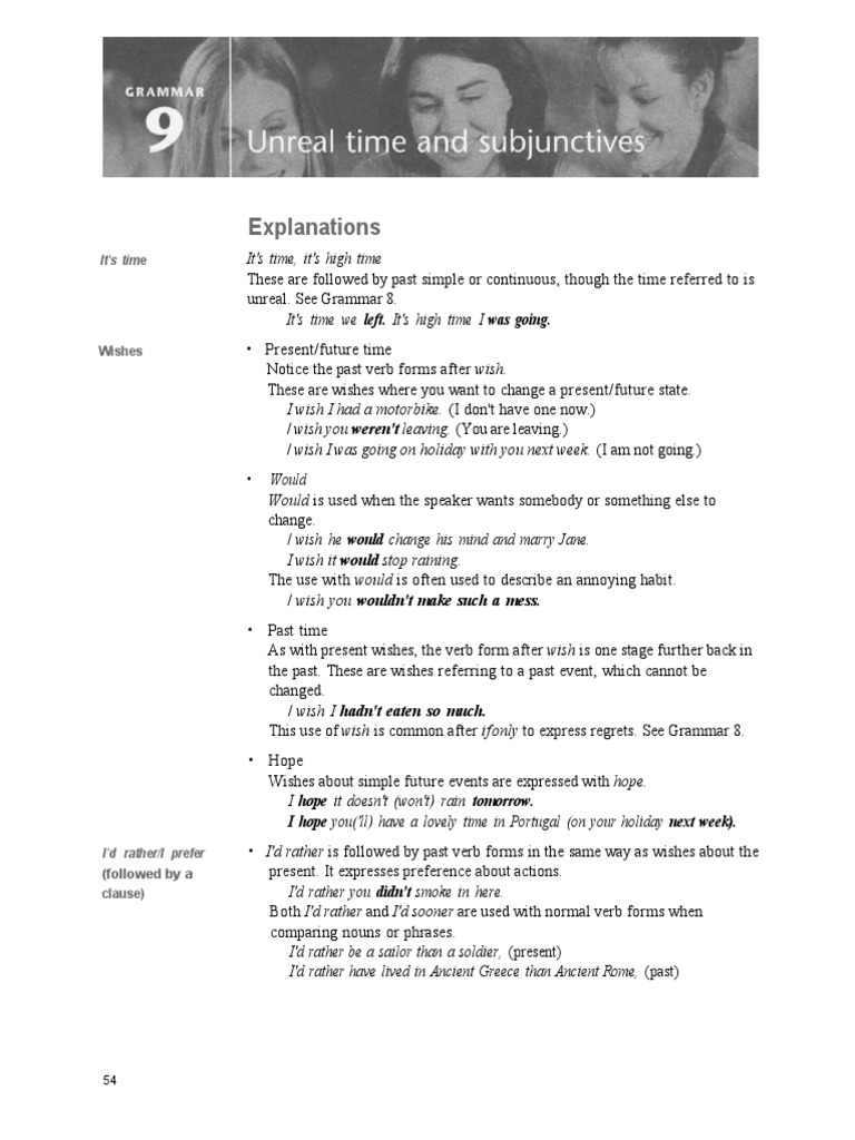 Theory Unreal Time | PDF | Verb | Linguistic Morphology