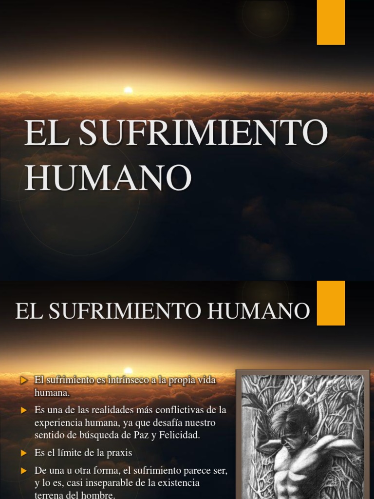 El Sufrimiento Humano | PDF | Relaciones personales, crianza y ...
