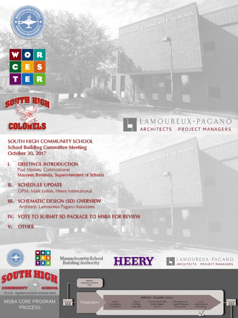 New South High Community School Design in Worcester | PDF | Business