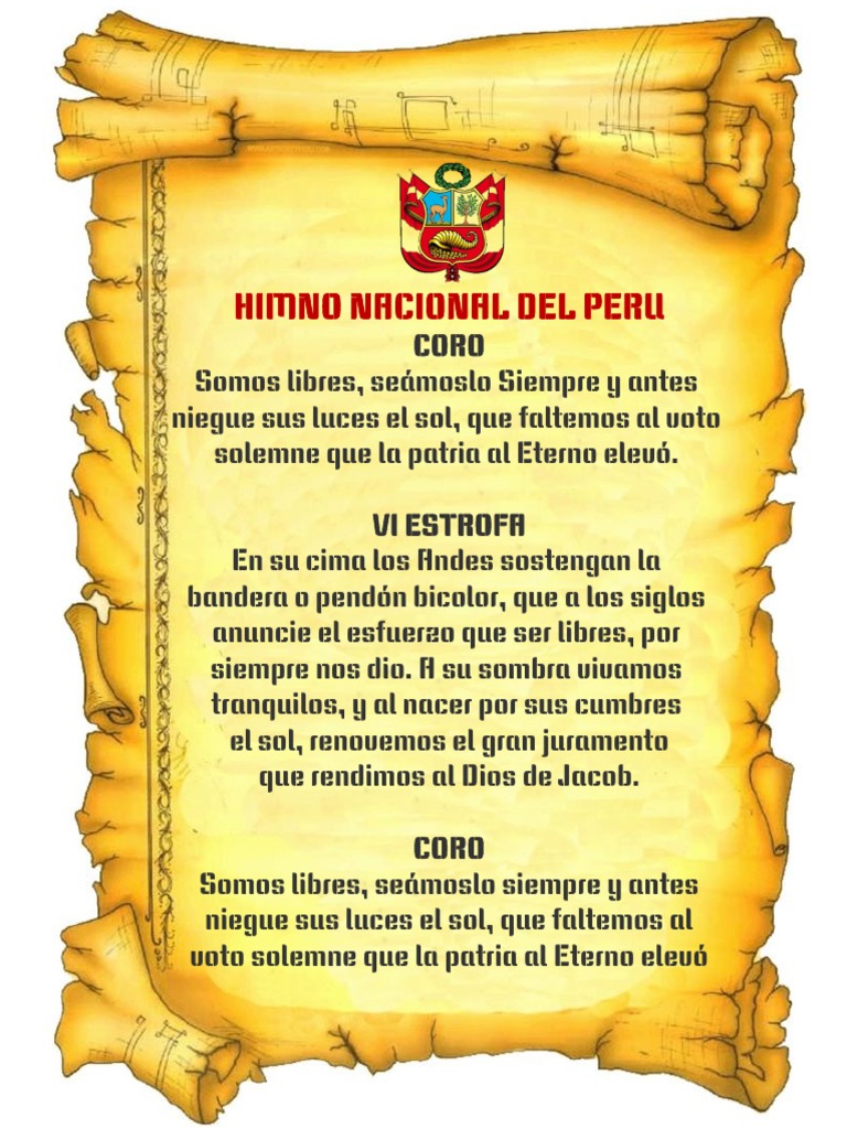 Himno Del Peru | PDF