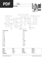 Sopa de Letras de La Tabla Periodica de Los Elementos | PDF