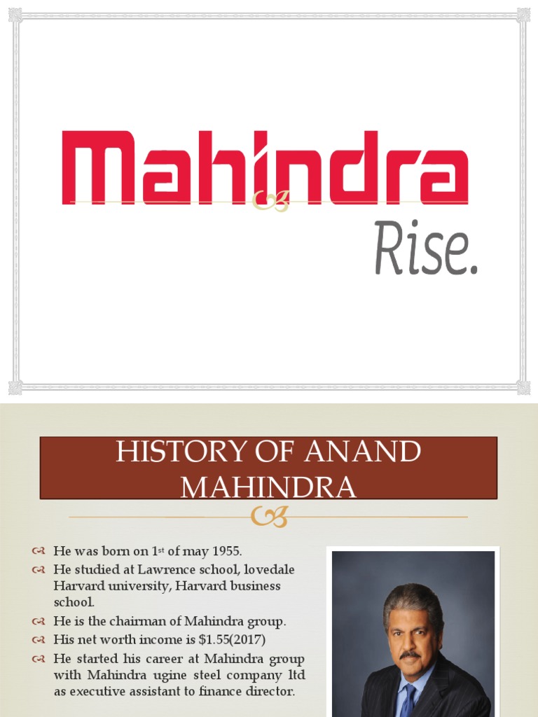 Presentation 1 Mahindra | Download Free PDF | Automotive Industry ...
