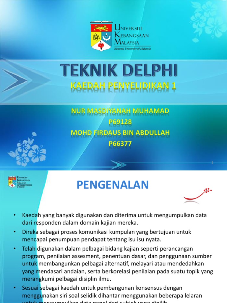 Teknik Delphi KP1 | PDF