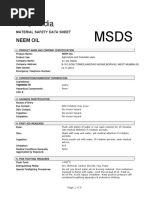 Msds Palm Oil RBD | PDF | Waste Management | Water