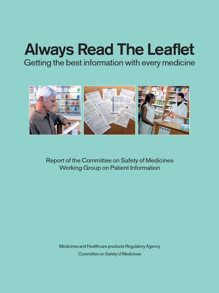 MHRA Always Read Leaflet 2005 | PDF | Patient | Pharmaceutical Drug