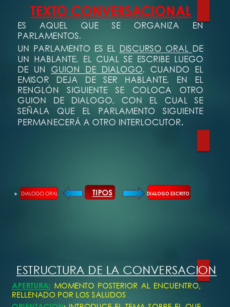 Texto Conversacional | PDF