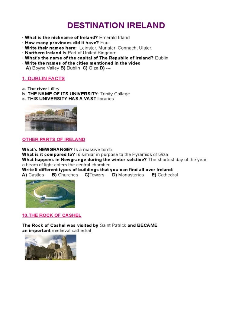 Destination Ireland | PDF