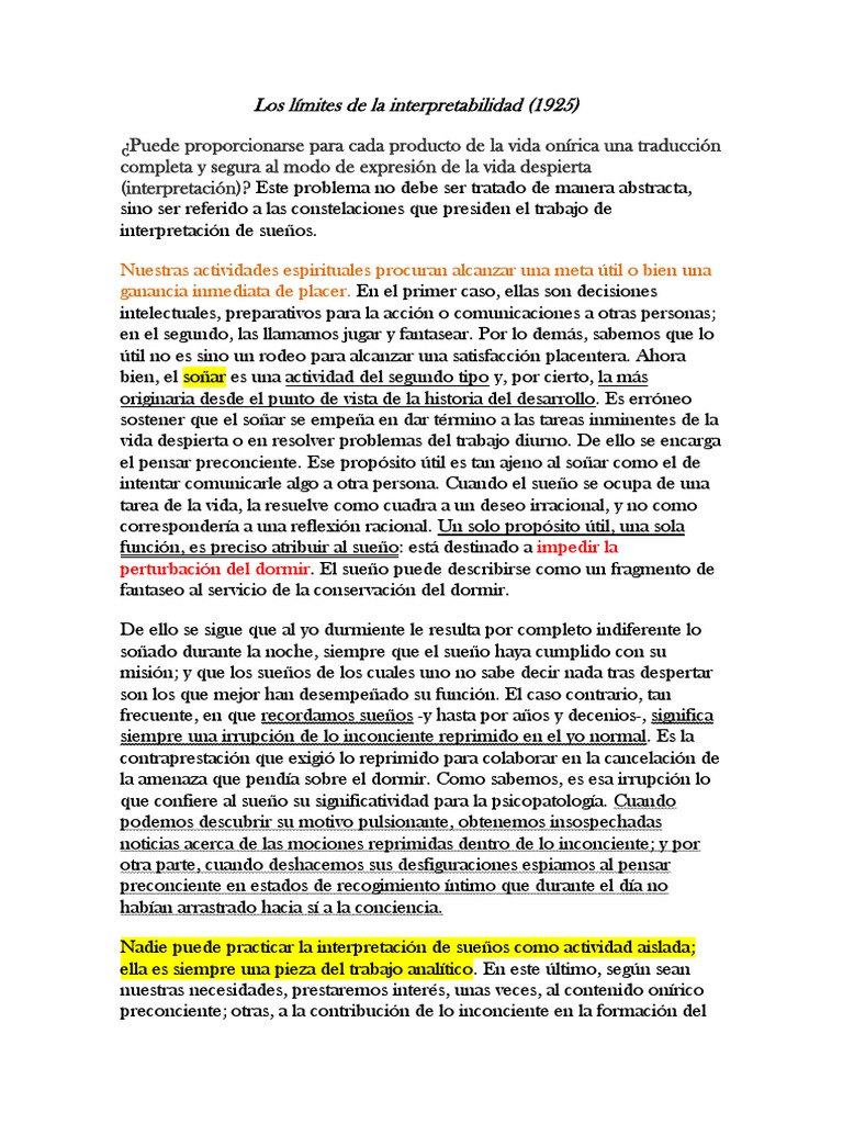 Los Límites de La Interpretabilidad | PDF | Sueño | Dormir