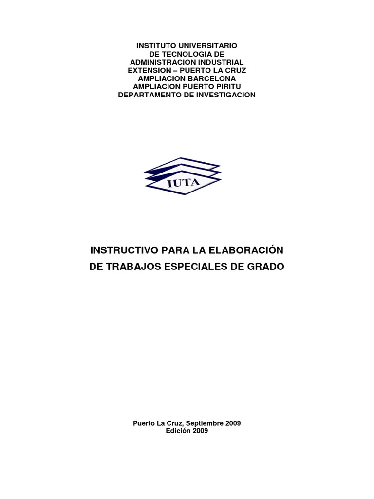Instructivo de Teg Iuta | PDF | Teoría | Conocimiento