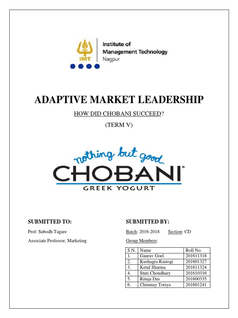 Chobani Case | PDF | Social Media | Popular Culture & Media Studies