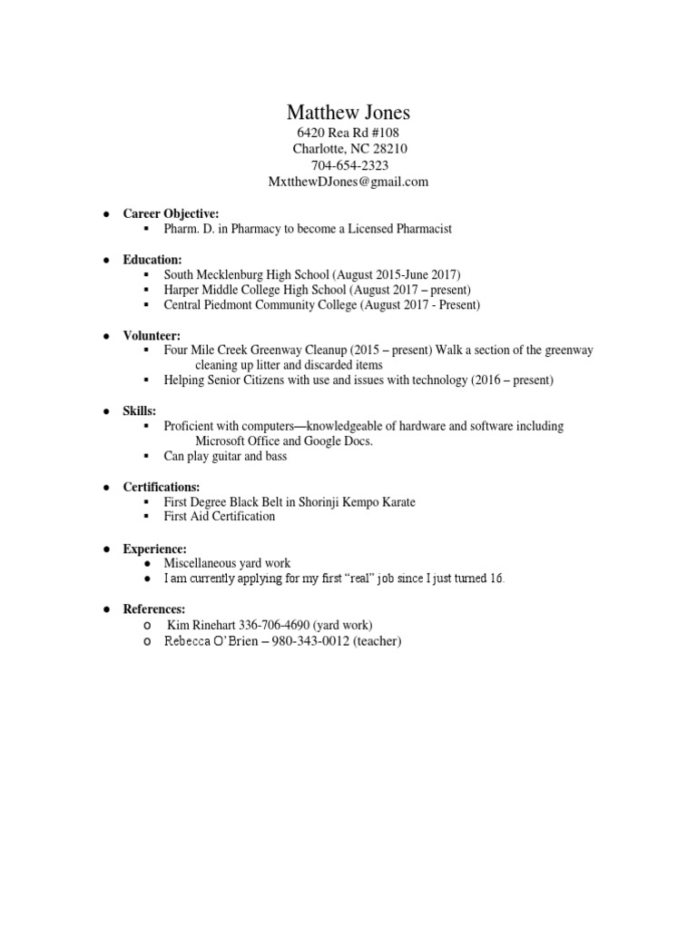 Resume - Matt | PDF | Career & Growth