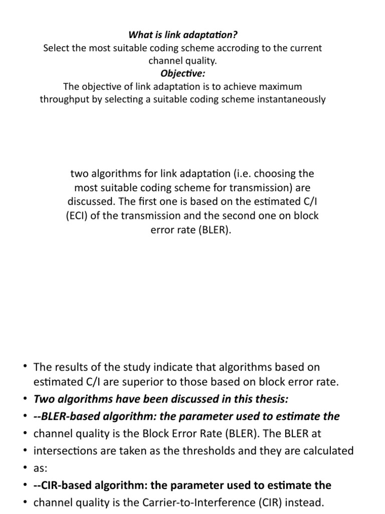 What Is Link Adaptation | PDF | Radio | Telecommunications