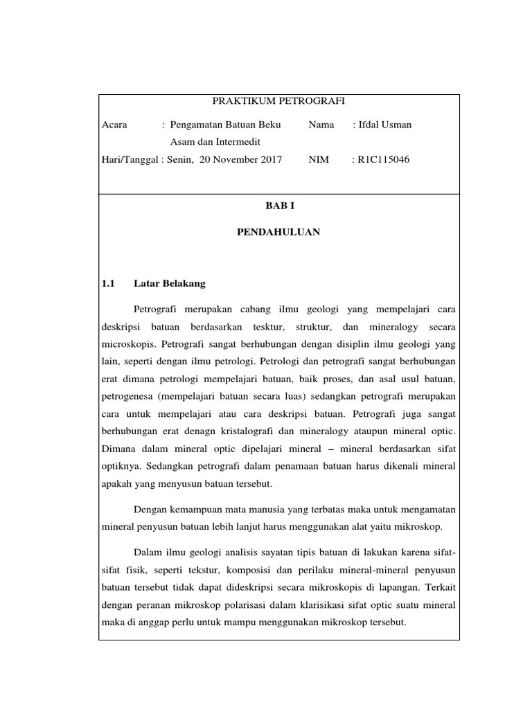 Batuan Beku | PDF | Ilmu Sosial | Sains & Matematika